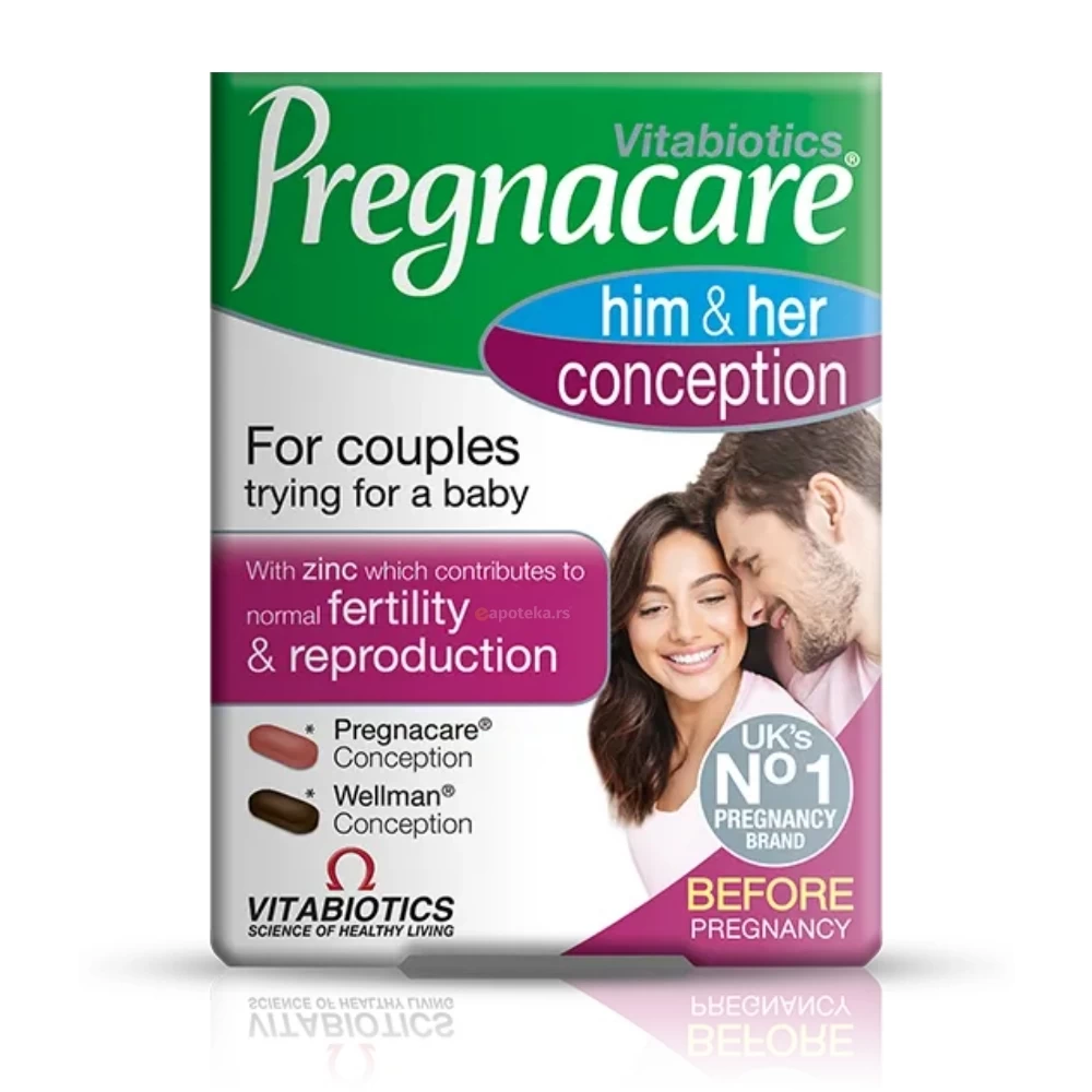 VITABIOTICS Pregnacare® Him and Her Conception 30 + 30 Tableta