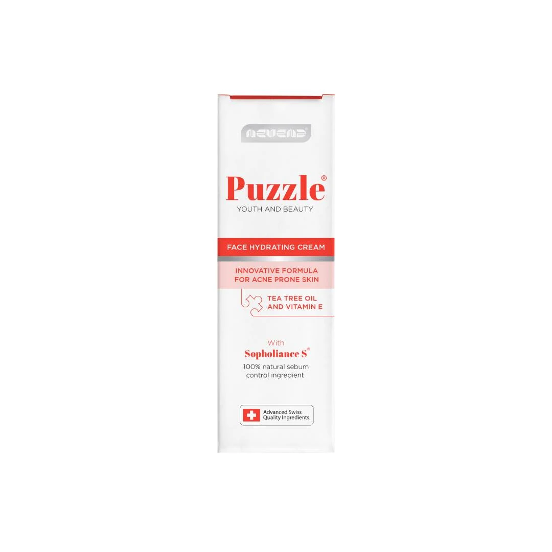 Puzzle® Antibakterijska Krema Protiv Akni sa Uljem Čajevca i Vitaminom E 50 mL; Bubuljice