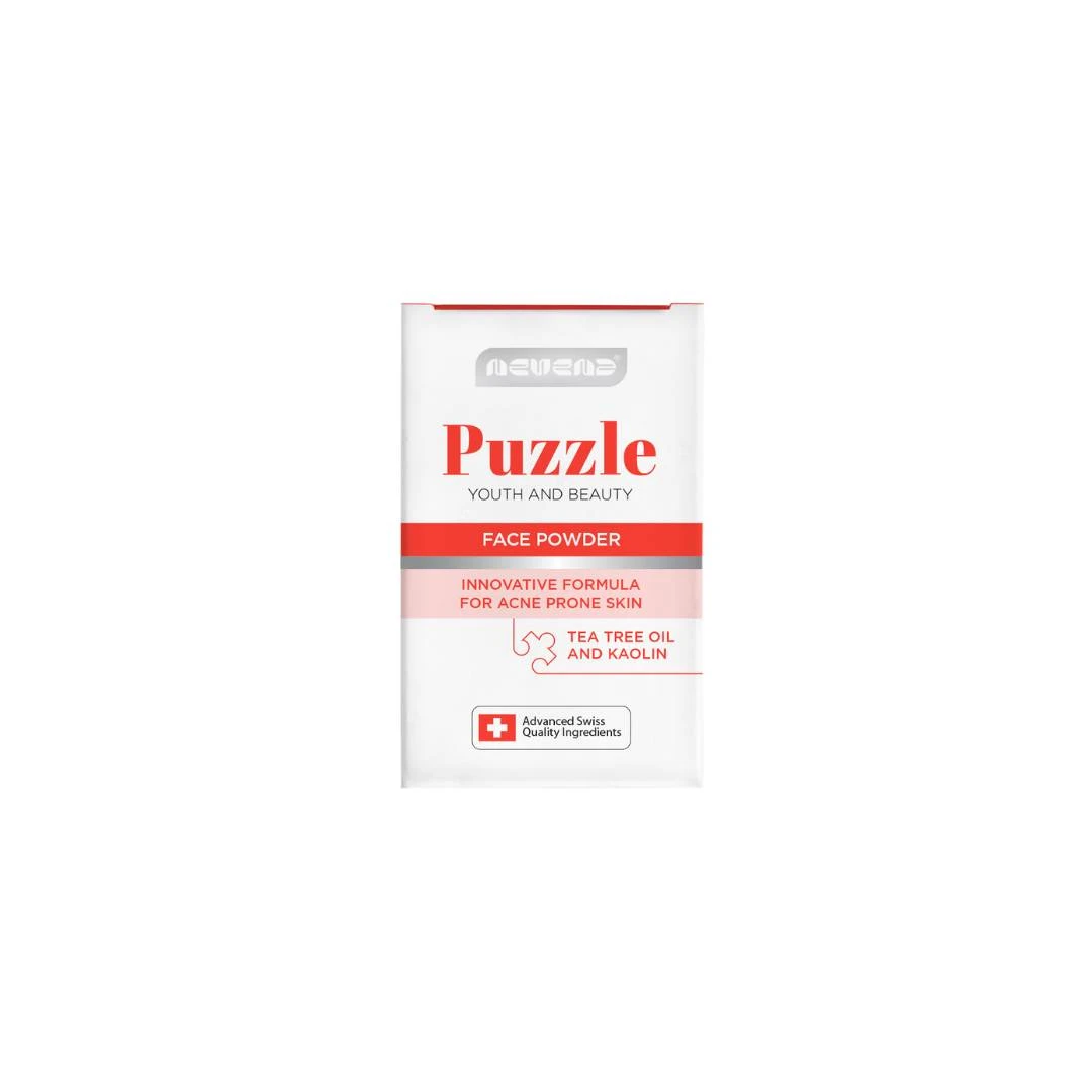 Puzzle Antibakterijski Puder za Masnu Kožu sa Belom Glinom Kaolinom 30 g