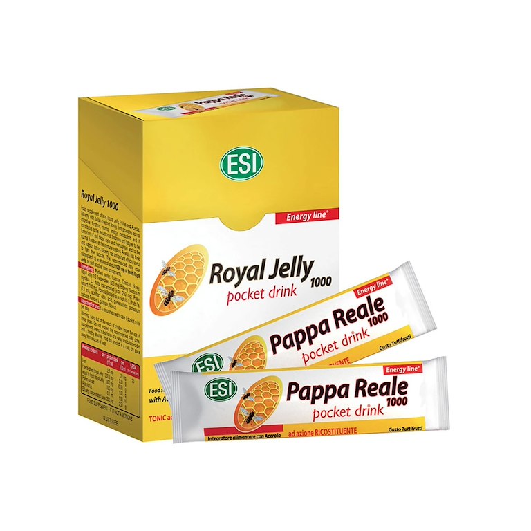 ESI Royal Jelly Pocket Drink Matični Mleč u Kesicama 16 Kesica za Jak i Snažan Imunitet