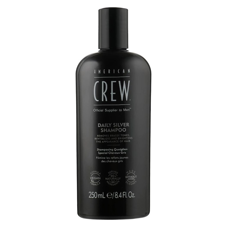 American CREW Silver Šampon Optimalno Održavanje Sede Kose 250 mL