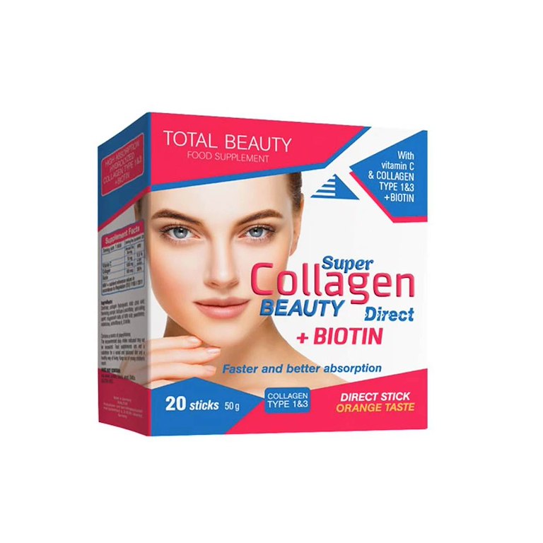Super Collagen Beauty Direct 20 Kesica; Kolagen Direkt