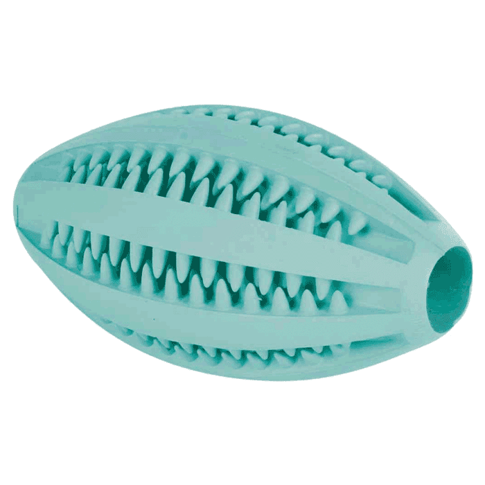 Trixie Lopta za masažu desni u obliku ragbi lopte