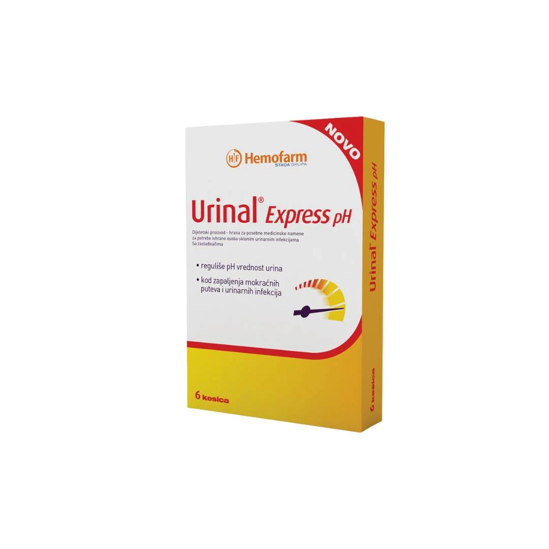 Urinal® Express pH 6 Kesica za Neutralizaciju Kiselog Urina