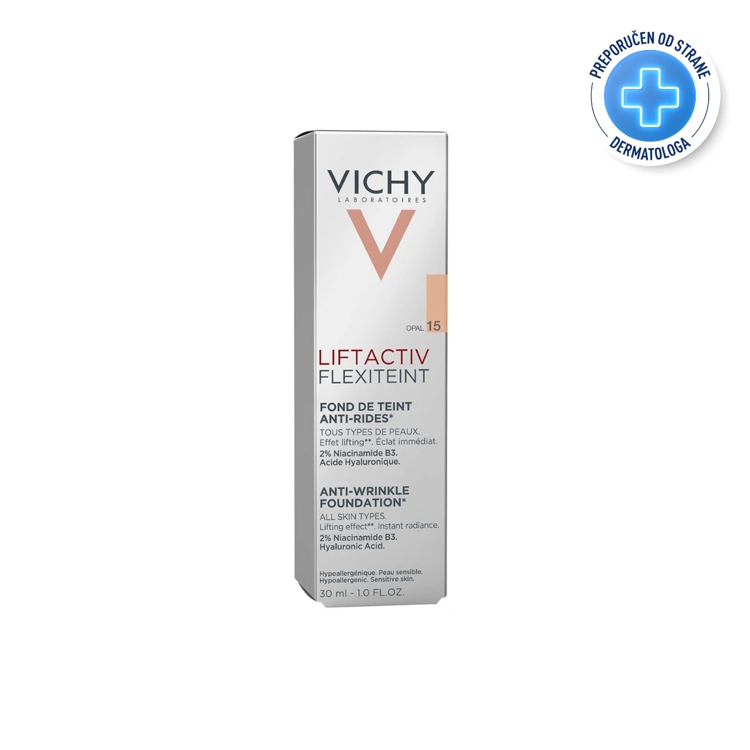 LIFTACTIV FLEXITEINT Tečni Puder Protiv Bora SPF 20 za Sve Tipove Kože 30 mL 15 Opal