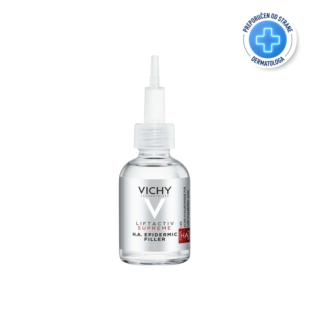 VICHY LIFTACTIV SUPREME H.A. EPIDERMIC FILLER za Punoću Kože i Efekat Popunjavajna Bora i Tankih Linja, 1,5% Čiste Hijaluronske Kiseline 30 mL