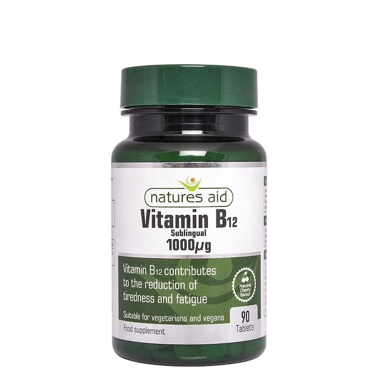 NATURES AID Vitamin B12 1000 mcg 90 Tableta