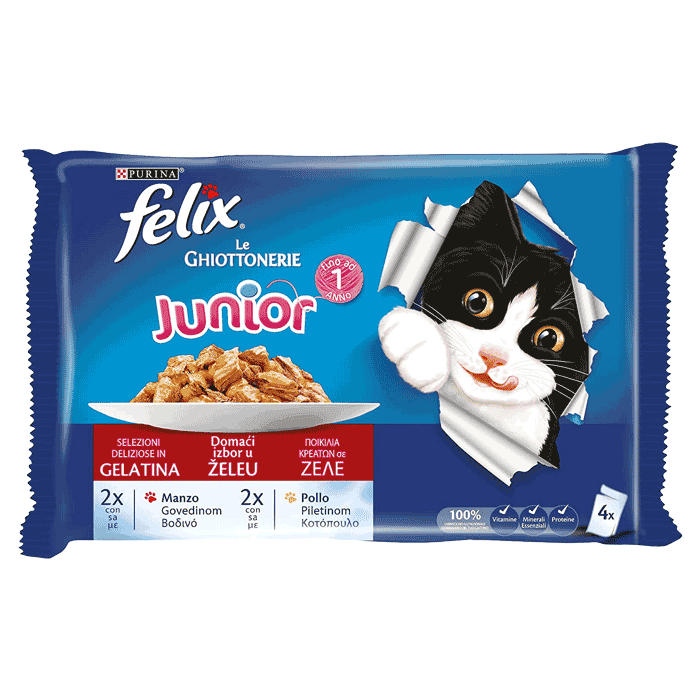 Felix Multipack Junior, 4 x 85 g