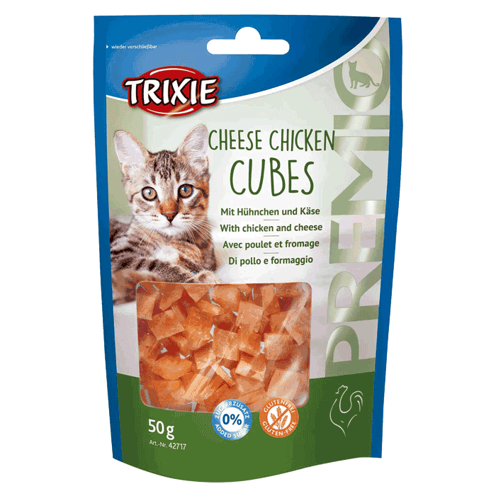 Trixie pileće kockice sa sirom Cheese Chicken Cubes, 50 g