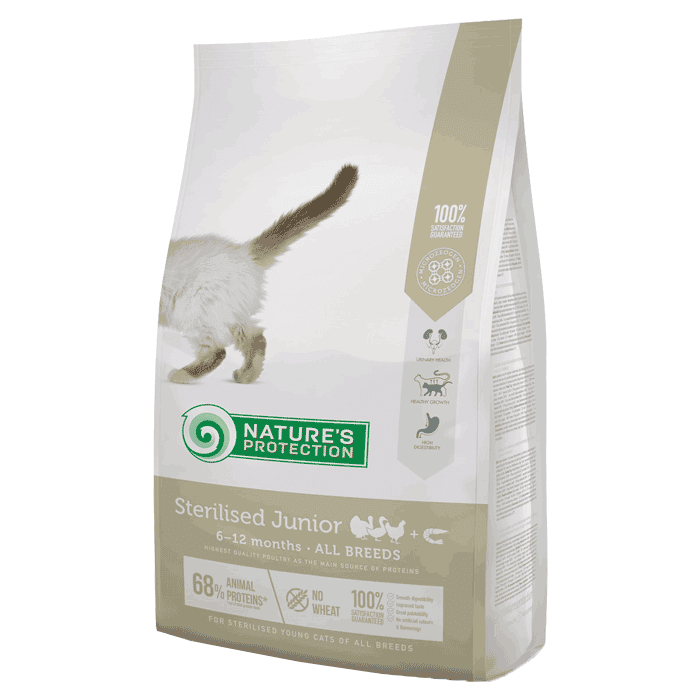 Nature's Protection Dry Feed Junior Sterilised, Živina i Račići