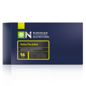 Siberian Super Natural Nutrition. Detox Pro.Active, 16 kesica