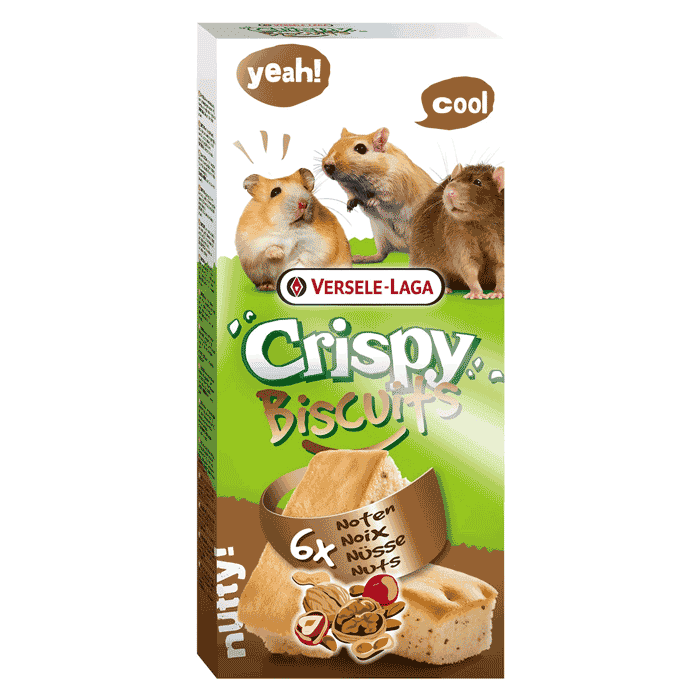 Crispy Keksići sa lešnicima za male glodare Biscuits, 70 g