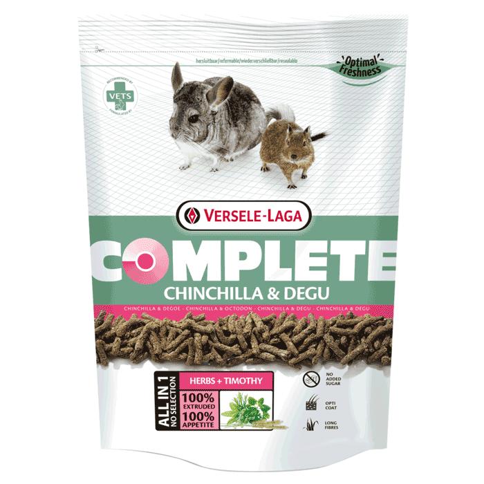 Complete Granulirana hrana za činčile i degue Chinchilla & Degu, 500g