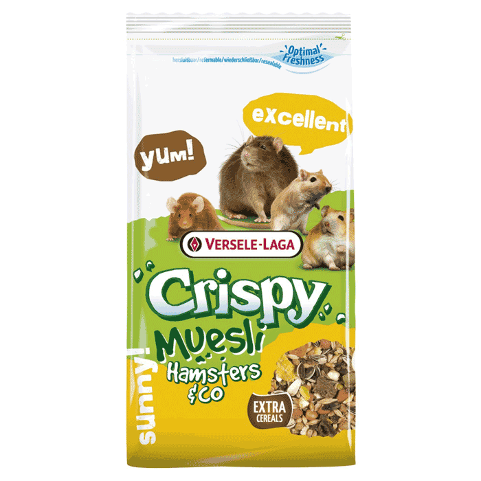 Crispy Hrana za hrčkove i ostale male glodare Muesli Hamsters & Co
