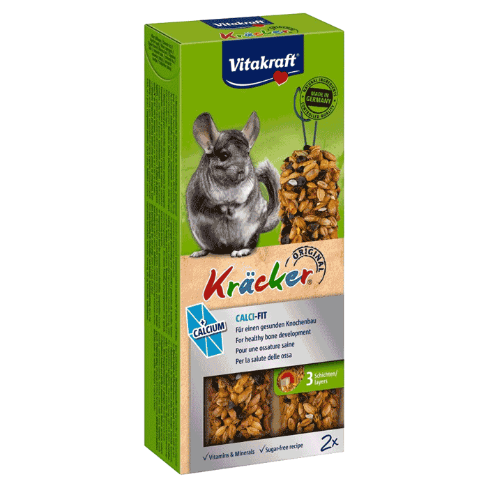 Vitakraft Krekeri sa kalcijumom za činčile Calci Fit, 112 gr