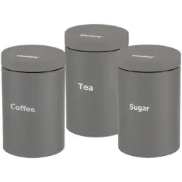 KLAUSBERG Set metalnih kutija za kafu šećer i čaj KB7544