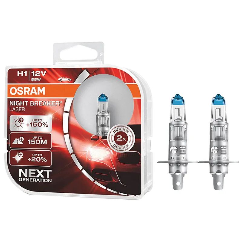 Sijalica 12V H1 55W 150% OSRAM Laser - 2 kom.