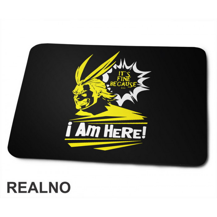 ALL MIGHT I AM HERE - MY HERO ACADEMIA - PODLOGA ZA MIŠ