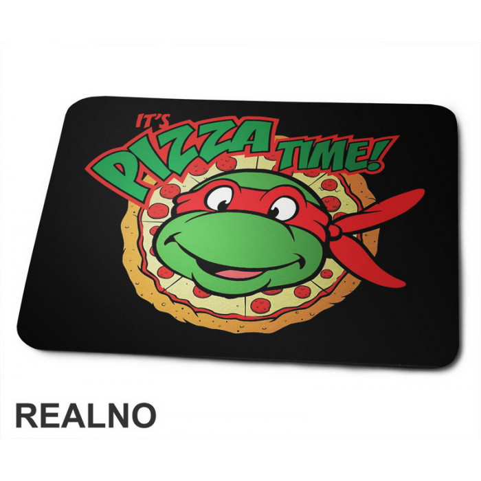 IT'S PIZZA TIME - RAPHAEL - NINDŽA KORNJAČE - PODLOGA ZA MIŠ