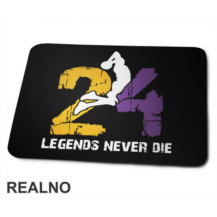 24 LEGENDS NEVER DIE - NBA - KOŠARKA - PODLOGA ZA MIŠ