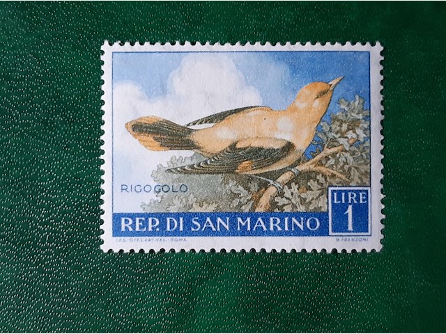 Marke 4009 San Marino ptica