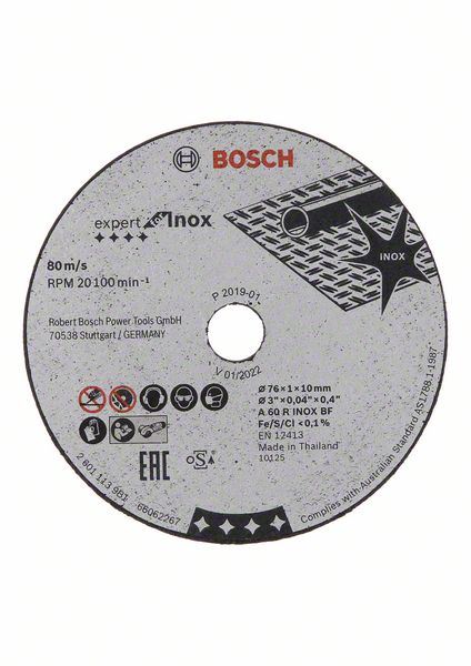 BOSCH®Rezna ploča Expert for Inox Bosch, 5 kom