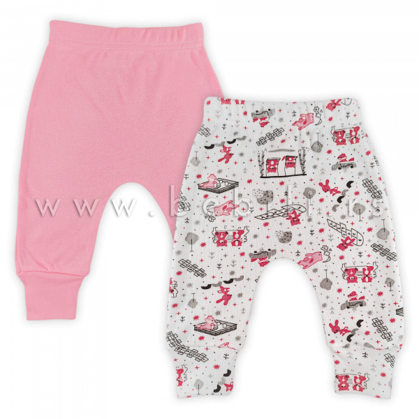 Ready Pamučne pantalonice za bebe 2/1 Devojčice