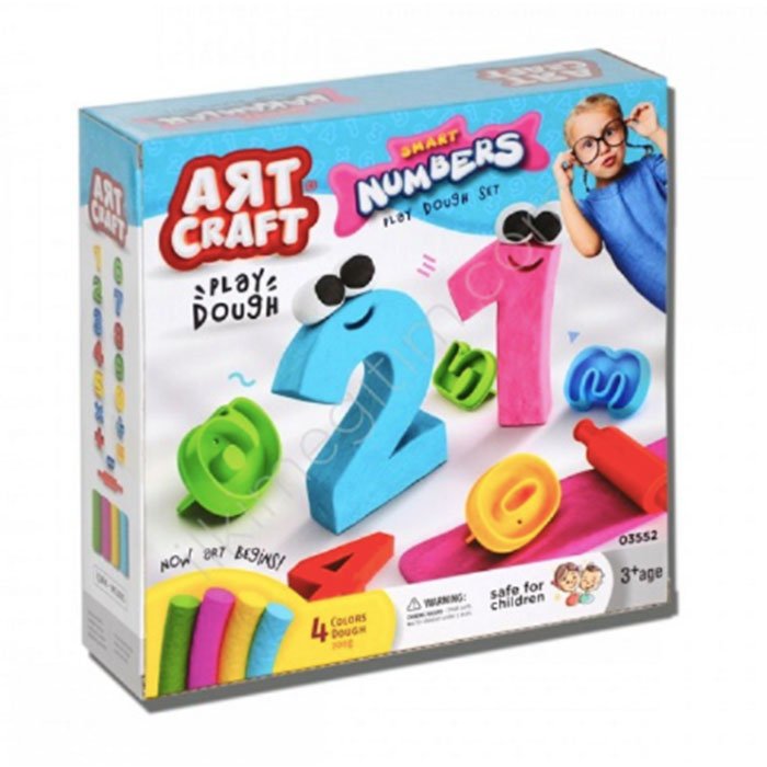 Dede art craft plastelin set Brojevi