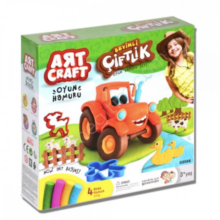 Dede art craft plastelin set Cute farm