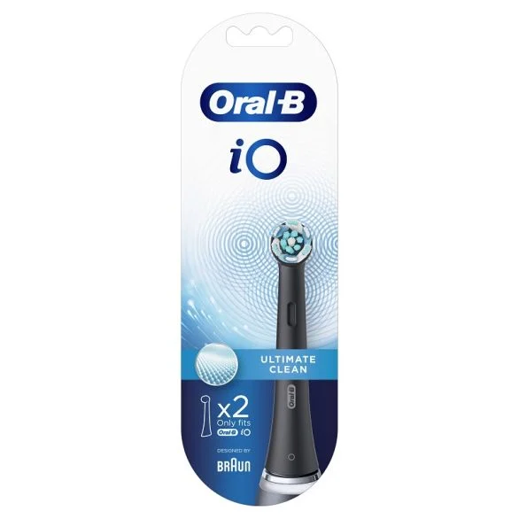 Oral-B iO Ultimate Clean Black nastavak za električnu četkicu, 2 komada