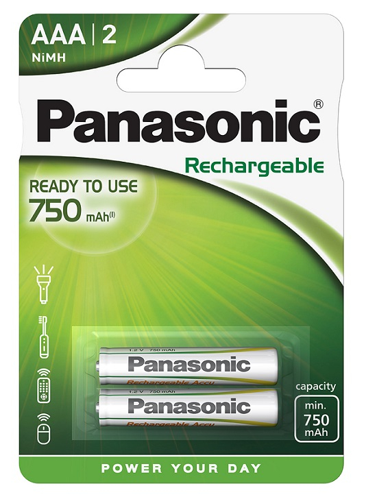 BATERIJE PUNJIVE PANASONIC PAR 750MH AAA HHR-4MVE/2BC PAR