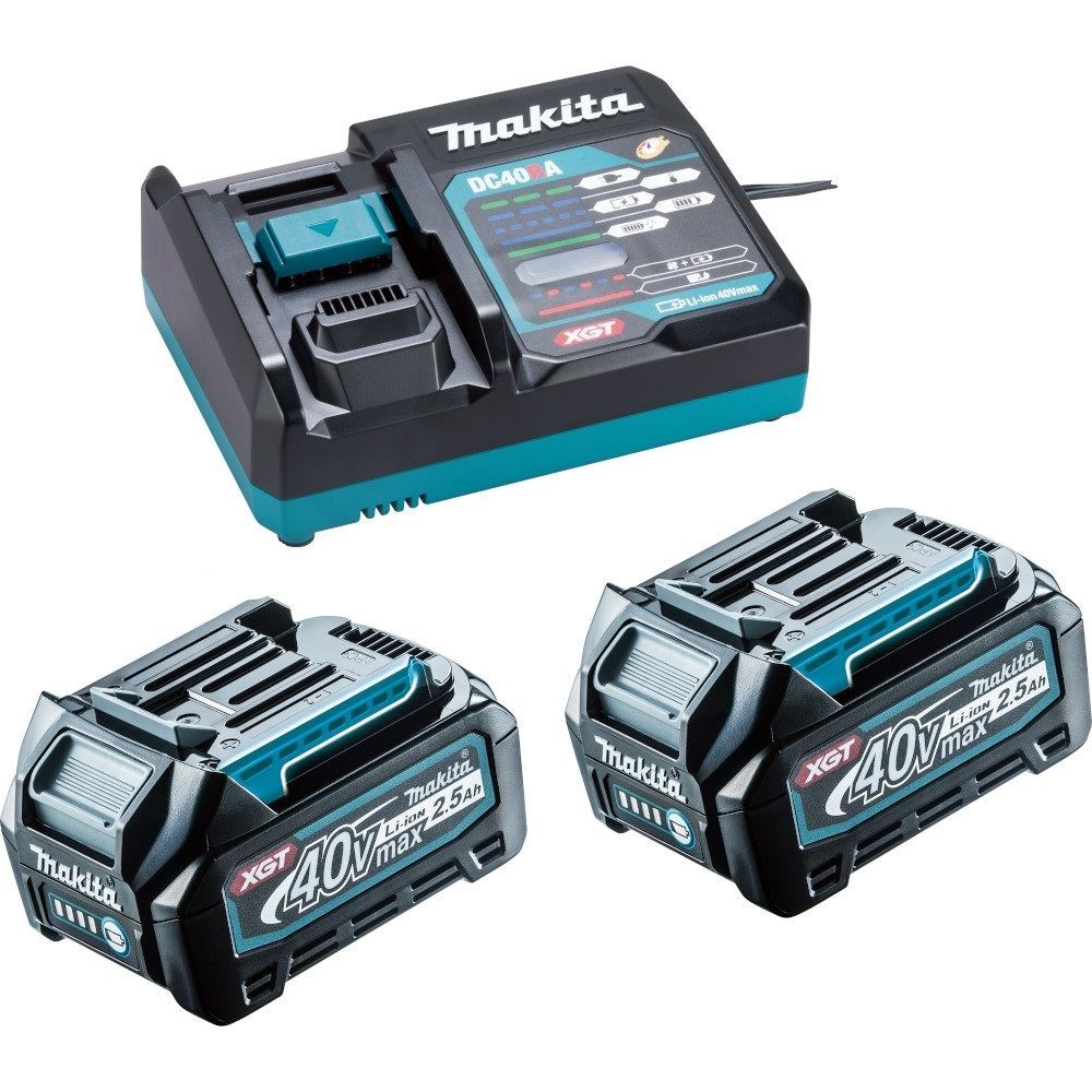 MAKITA XGT SET DC40RA, BL4025x2 MAKPAC MAKITA 191J81-6