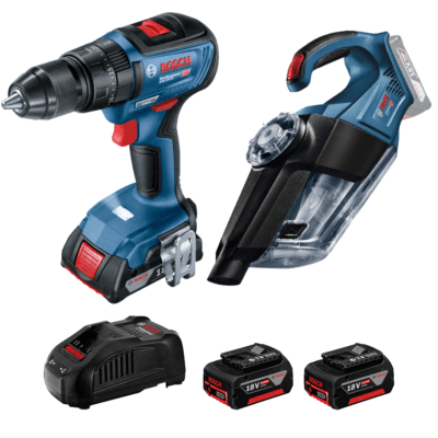 Bosch GSB 18V-50 + GAS 18V-1 Set akumulatorskih alata