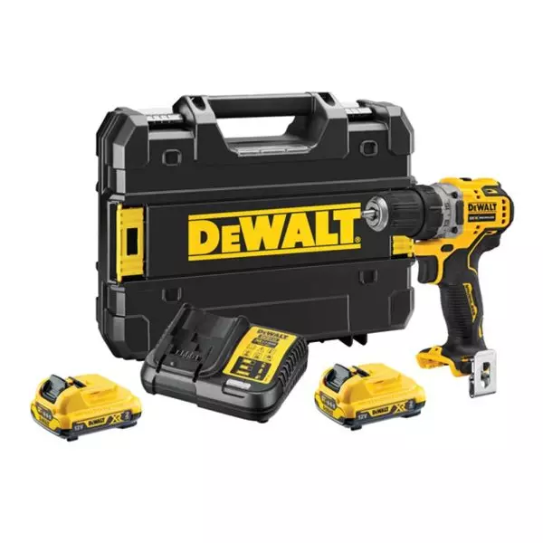 DeWalt DCD701D2 aku bušilica – odvrtač, 12V 2×2.0Ah, bez četkica