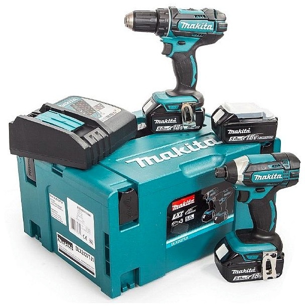 Set DLX2127TJ1 DDF482 + DTD152 18V 5.0Ah MAKITA