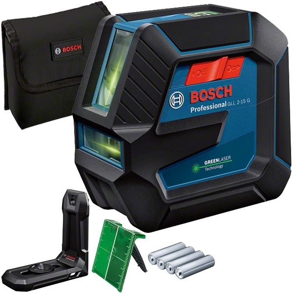Bosch linijski laser sa zelenim zrakom GLL 2-15G + LB10