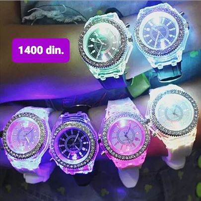 Ženski silikonski satovi koji svetle
