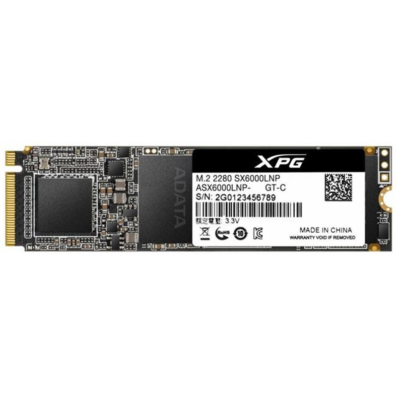 SSD M.2 256GB ADATA PCIe NVMe ASX6000LNP-256GT-C