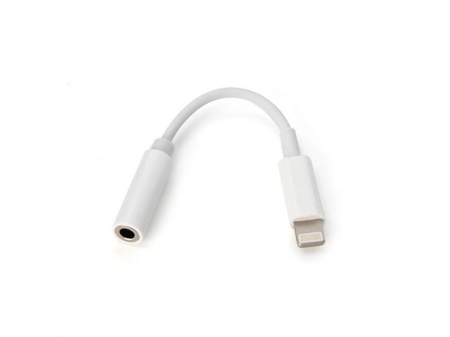 Adapter za slusalice iP-1 iPhone lightning na 3.5mm beli