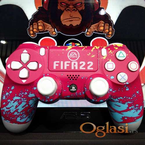 Dzojstik za PS4 bezicni PS4 Fifa Pink Edition