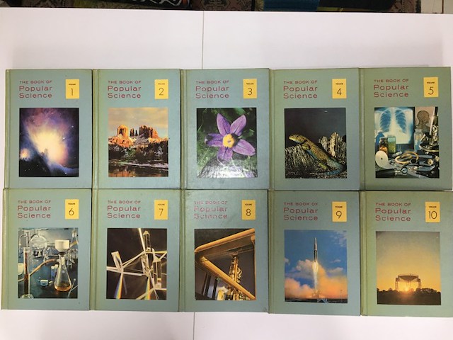 The Book of Popular Science  1-10  Complete Set
