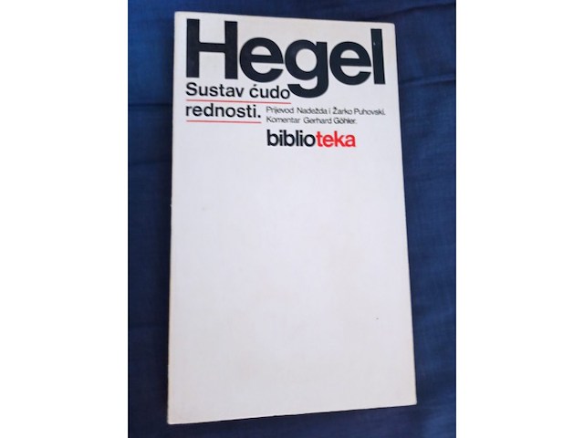 Hegel - Sustav ćudorednosti-lepo ocuvana(4+/5-)