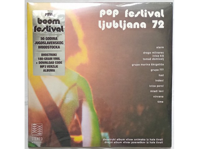 Various - POP Festival LJUBLJANA`72 BOOM (Novo !!!)