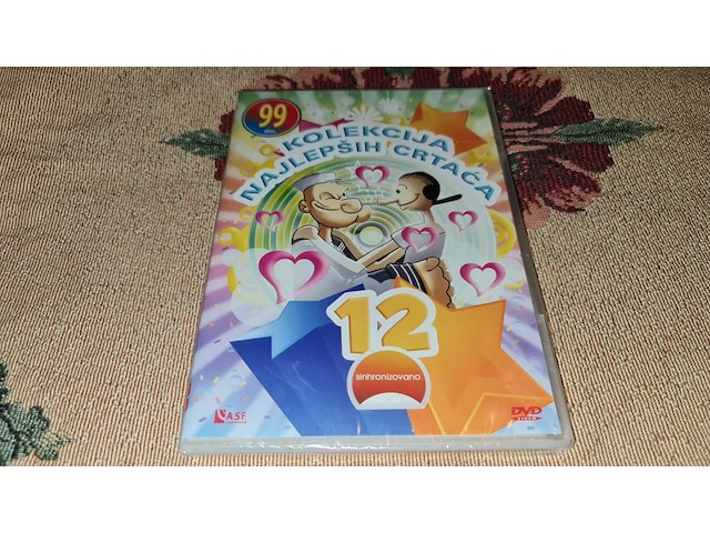 Kolekcija najlepših crtaća 12 DVD , U CELOFANU