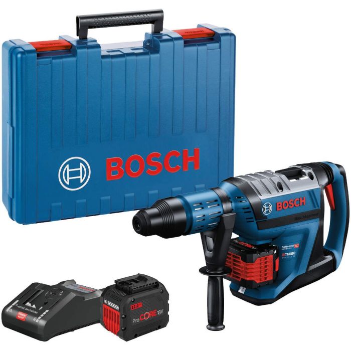 BOSCH GBH 18V-45 C + kofer 2X12 Ah ProCORDE akumulatorski hamer