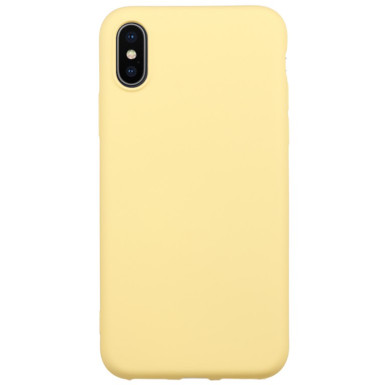 TPU MATTE for iPhone X/XS (5.8") žuta