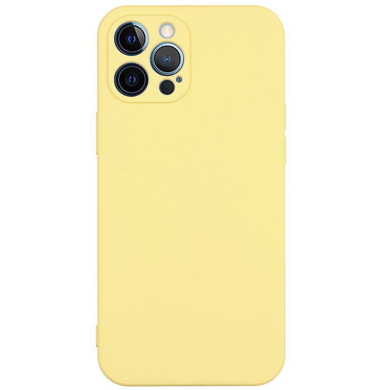 TPU MATTE for iPhone 12 Pro Max 6.7" (žuta)