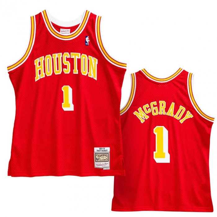 Tracy McGrady 1 Houston Rockets 2004-05 Mitchell and Ness Swingman dres