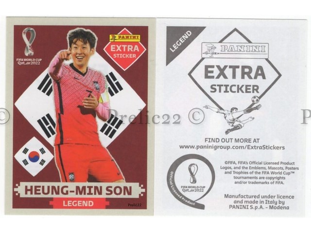Qatar 2022 - Extra stickers Legend HEUNG-MIN SON - BASE