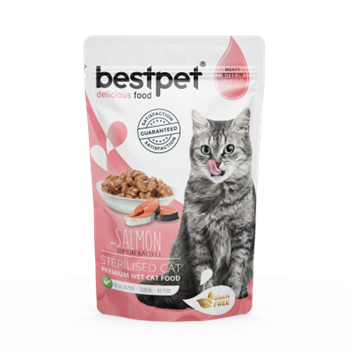 Best Pet 85g žele za sterilisane mace losos